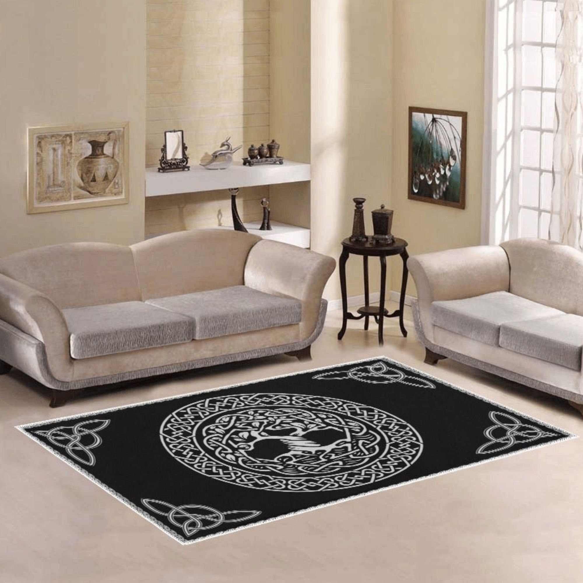 Celtic Tree of Life Rug, Celtic Symbols, Celtic Knot Style Floor Rug ...