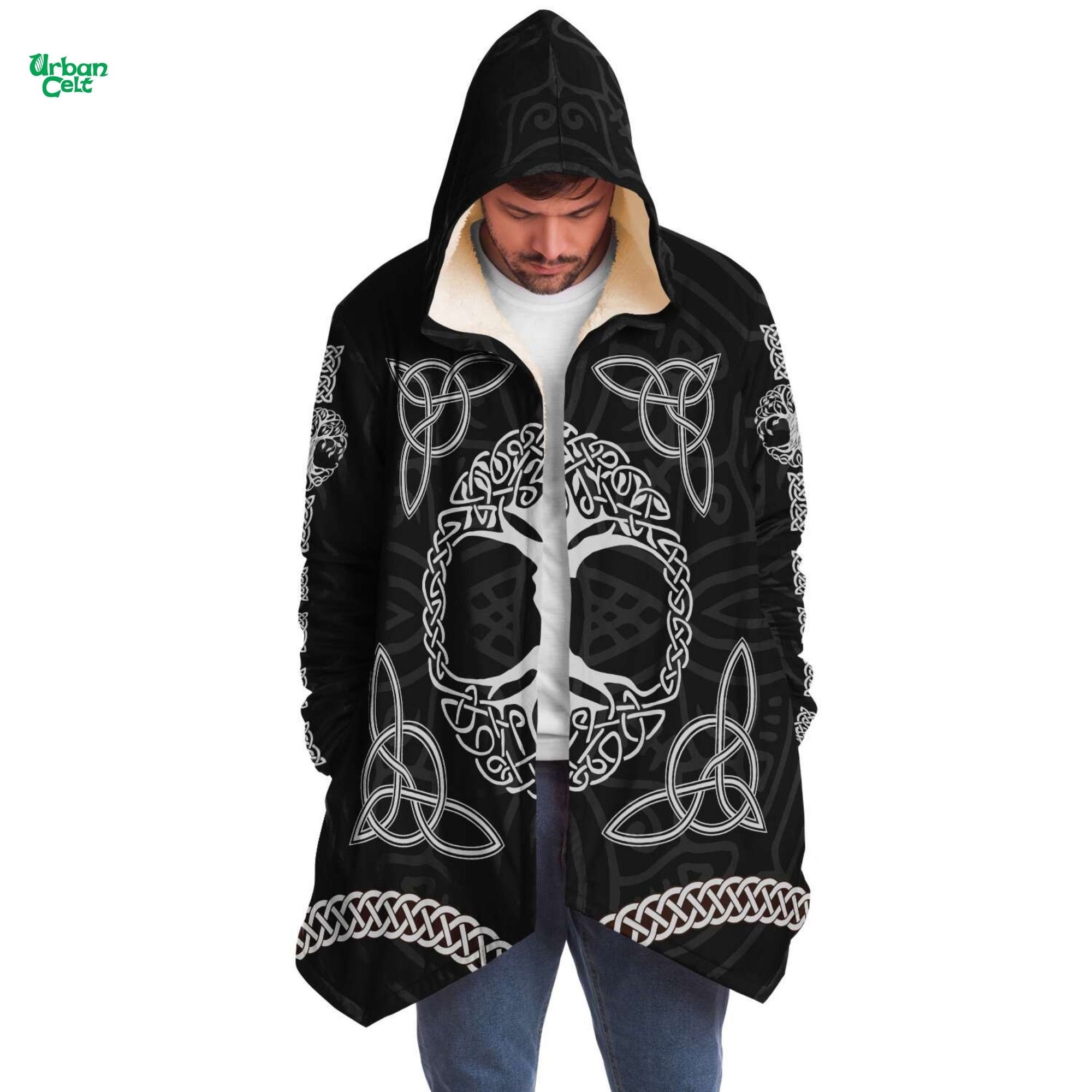 Celtic Tree of Life Cloak, Norse Celtic Tree of Life Cape, Oversized ...