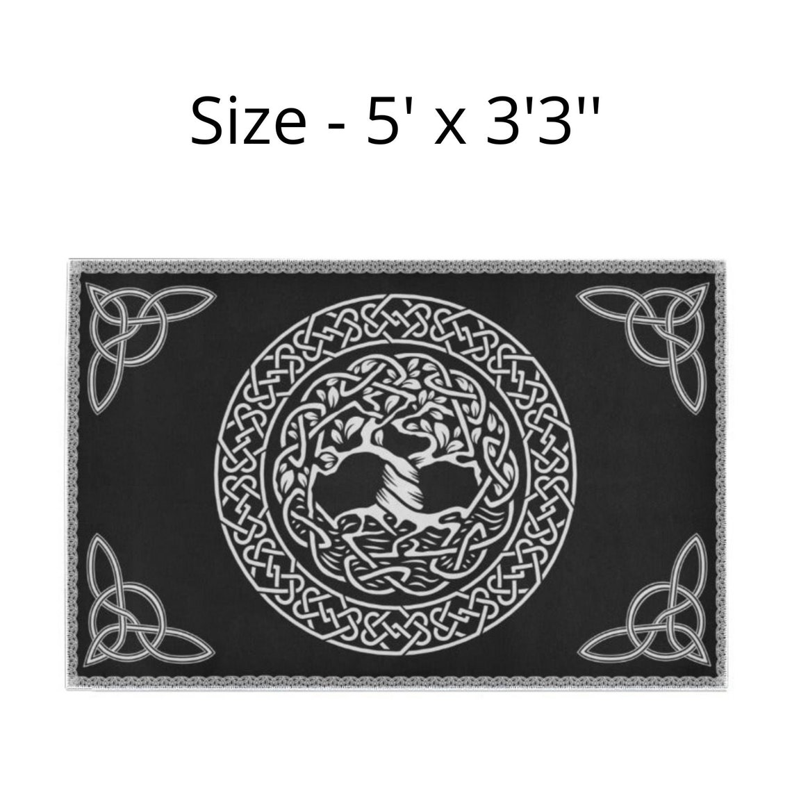 Celtic Tree of Life Rug, Celtic Symbols, Celtic Knot Style Floor Rug ...