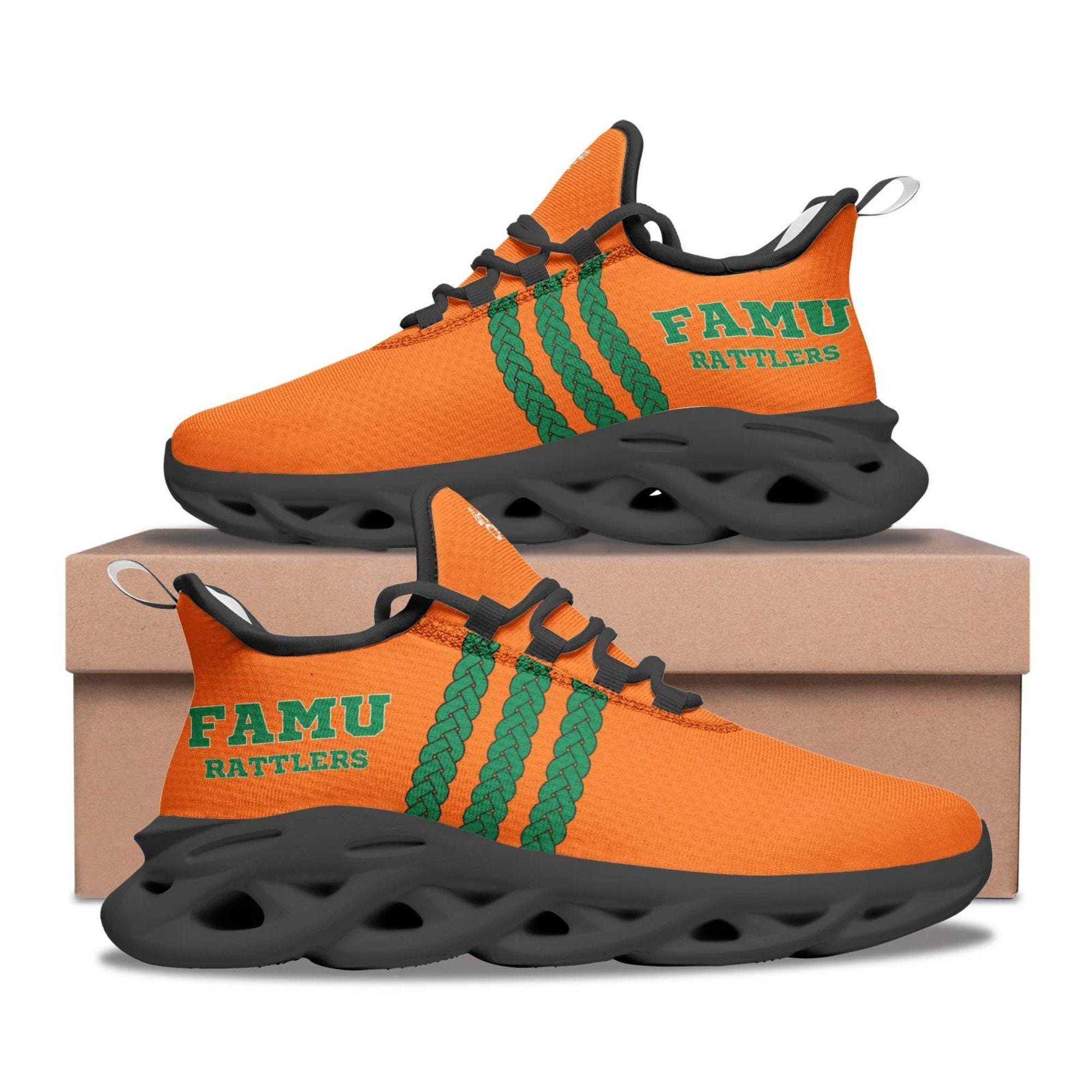 FAMU RATTLERS Custom Sneakers, Florida A&M University, Famu Rattlers ...