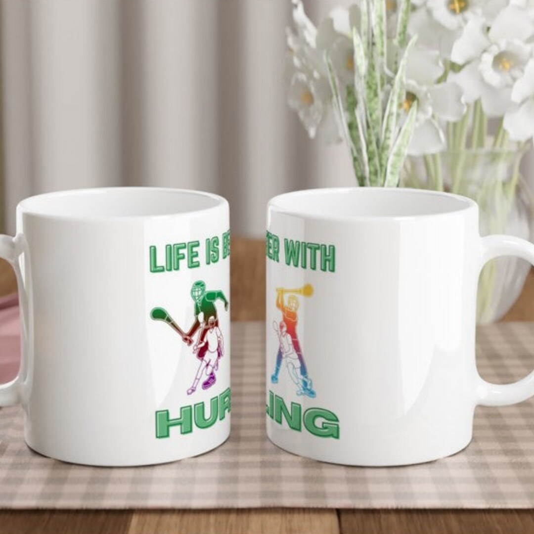 Hurling Player Gift Mug, GAA Hurling Gift Mugs, Birthday Gift for ...