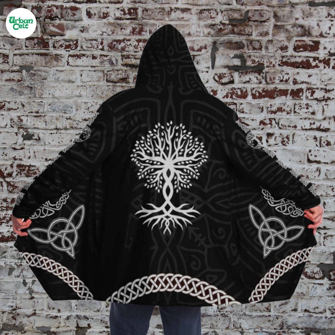 Celtic Tree of Life Cloak, Norse Celtic Tree of Life Cape, Oversized ...