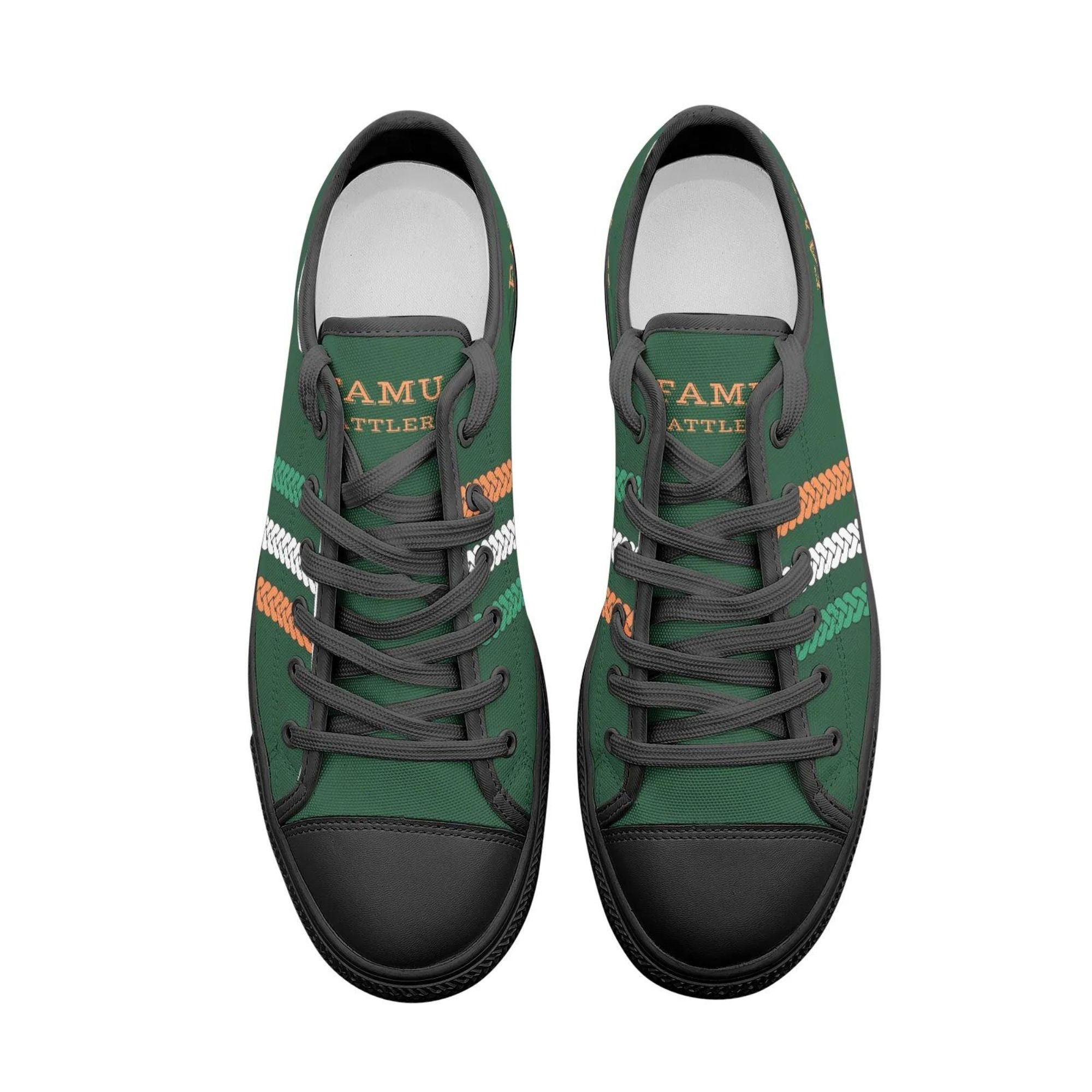 FAMU RATTLERS Sneakers Florida A&M University Famu Rattlers - Etsy
