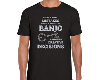 Funny Banjo Coffee Shirt Banjo Player Gift Ain't No Thang Like a Banjo ...