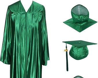 Hunter Green Satin Graduation Stole for Adults Grad Sash - Etsy