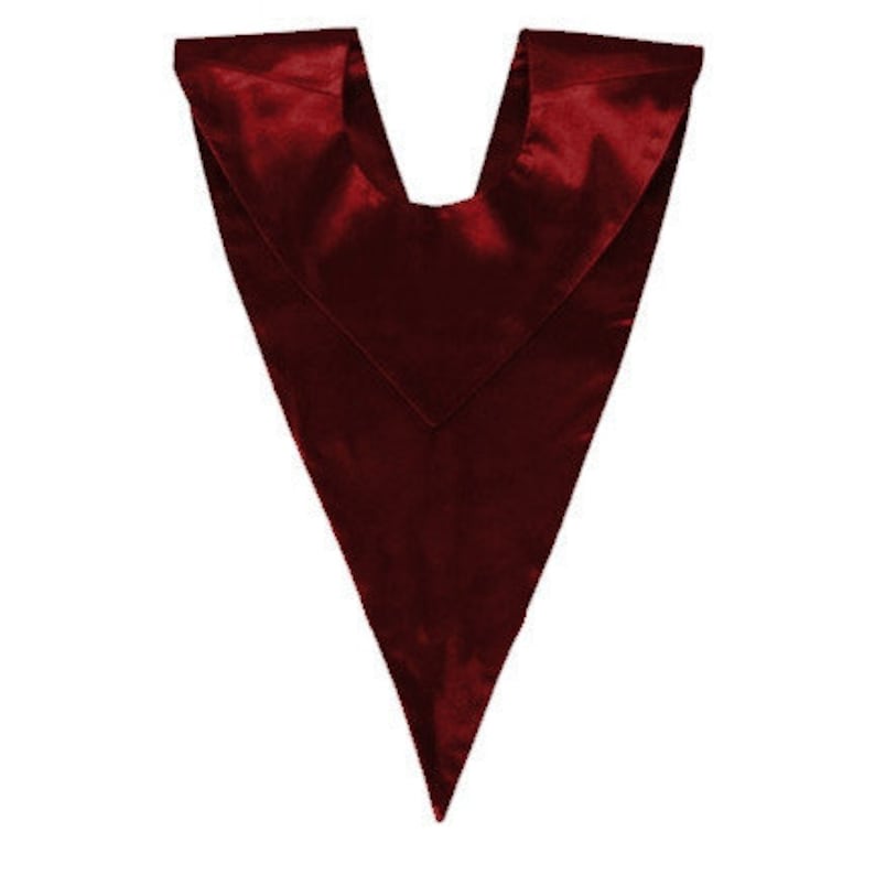 Satin Graduation V Stoles | Choir or Clergy V Stoles | Available in 10 ...