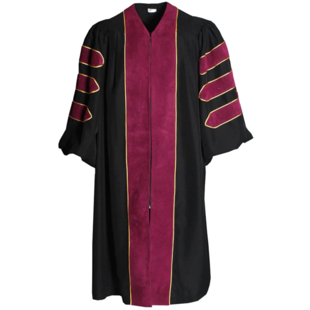 Deluxe Doctoral Gowns Sizes 4'6 - 6'11 | Available in 11 Colors ...