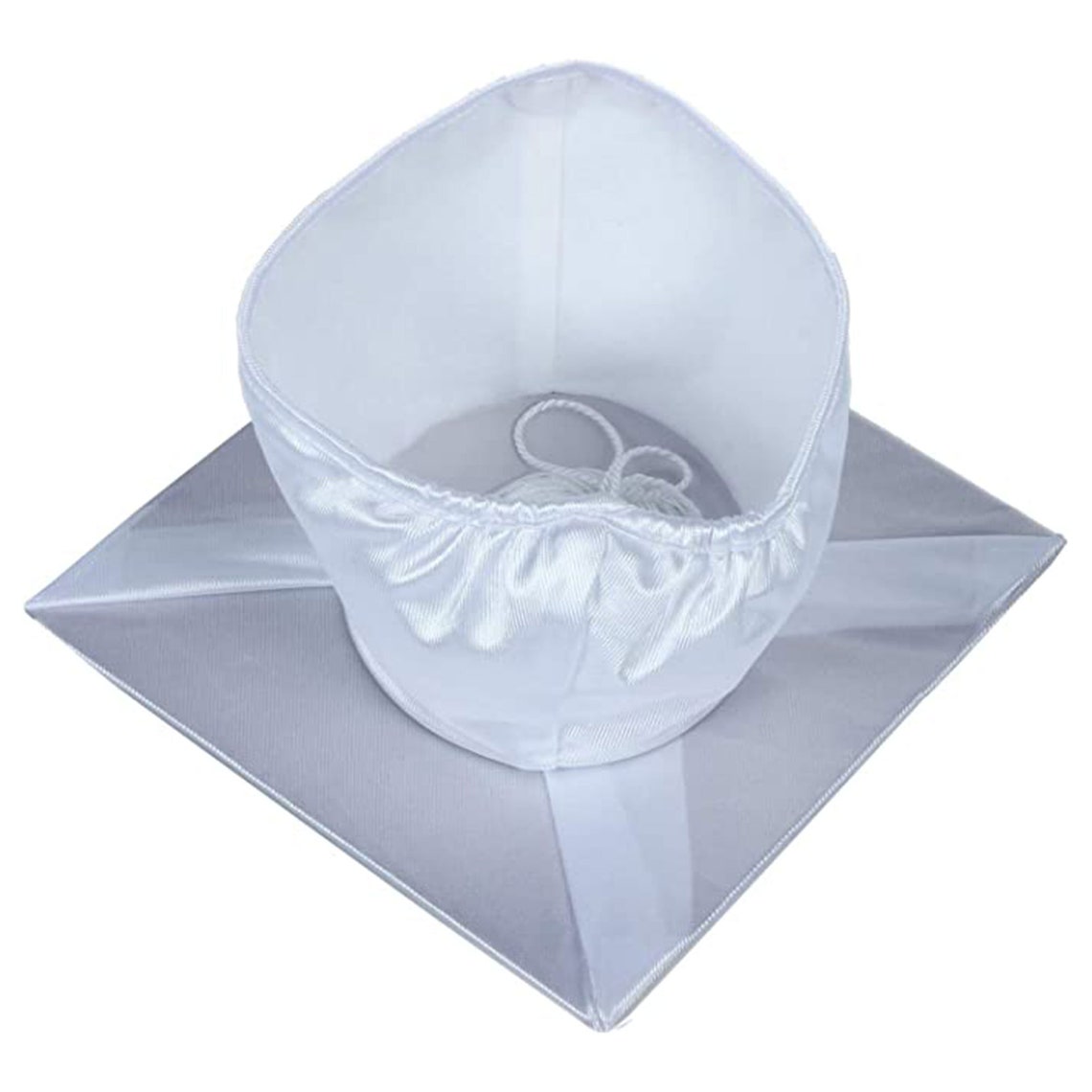 Shiny White Graduation Cap With Tassel 2023 Date Drop Blank - Etsy