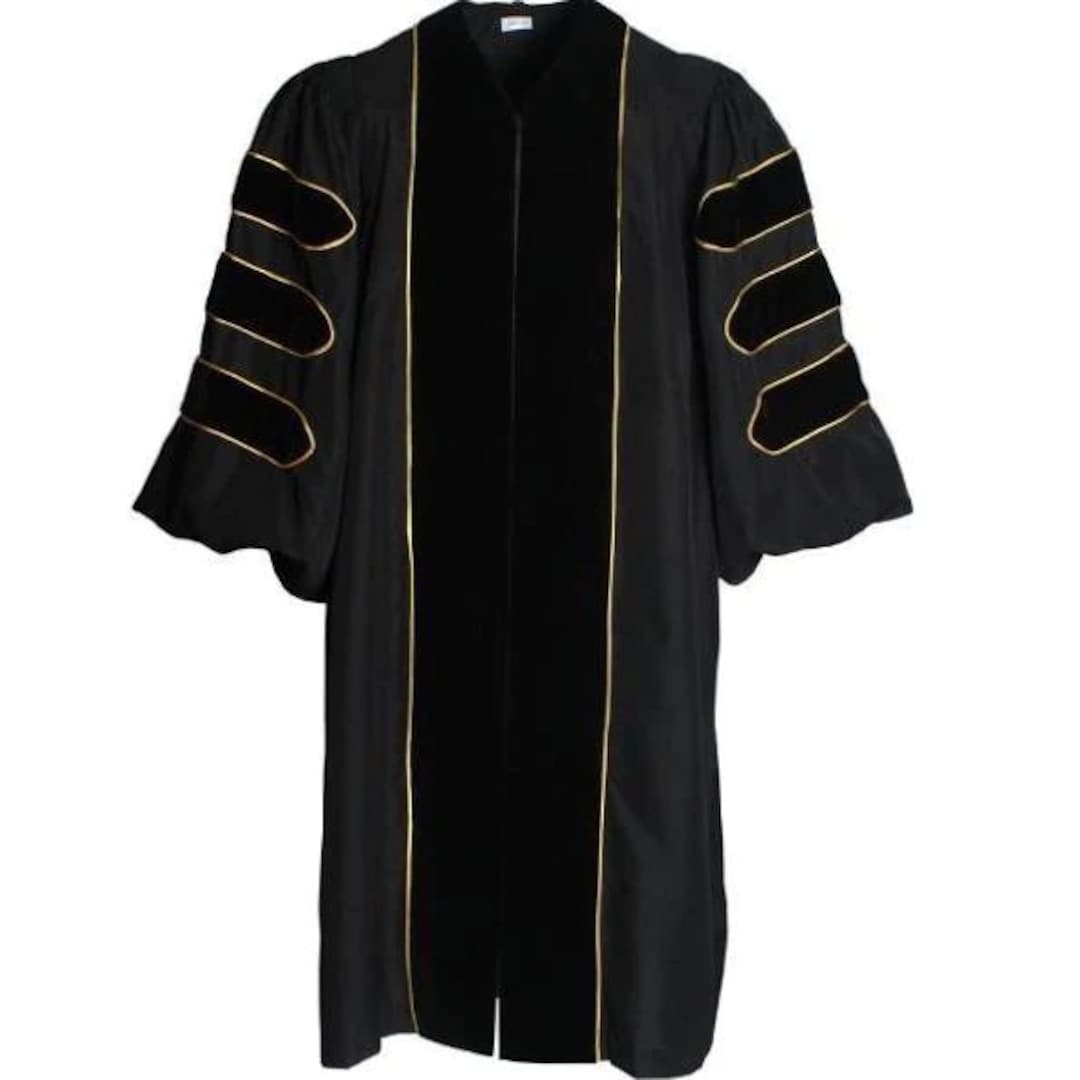 Deluxe Doctoral Gowns Sizes 4'6 - 6'11 | Available in 11 Colors ...