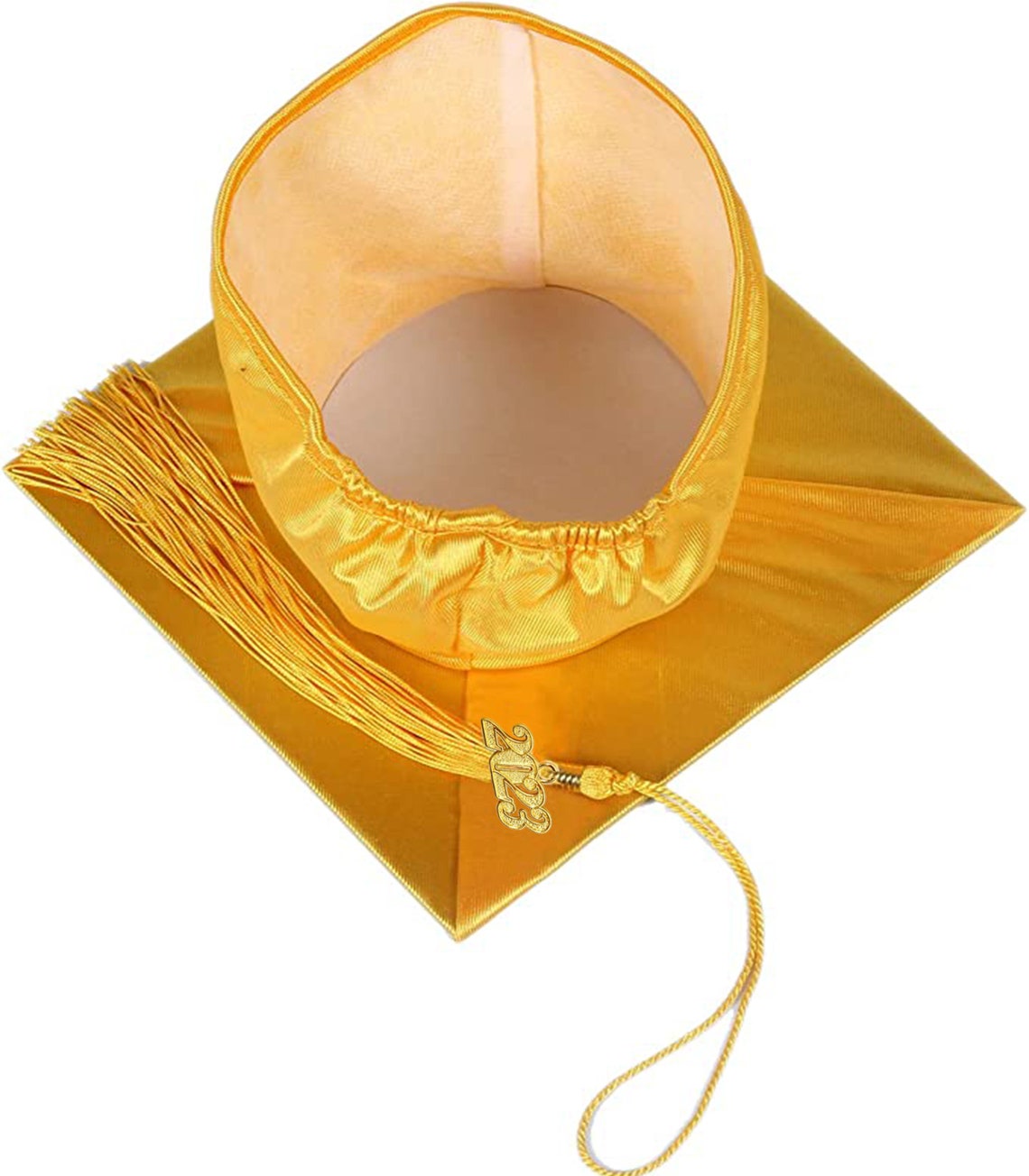 Shiny Gold Graduation Cap With Tassel 2023 Date Drop Blank - Etsy