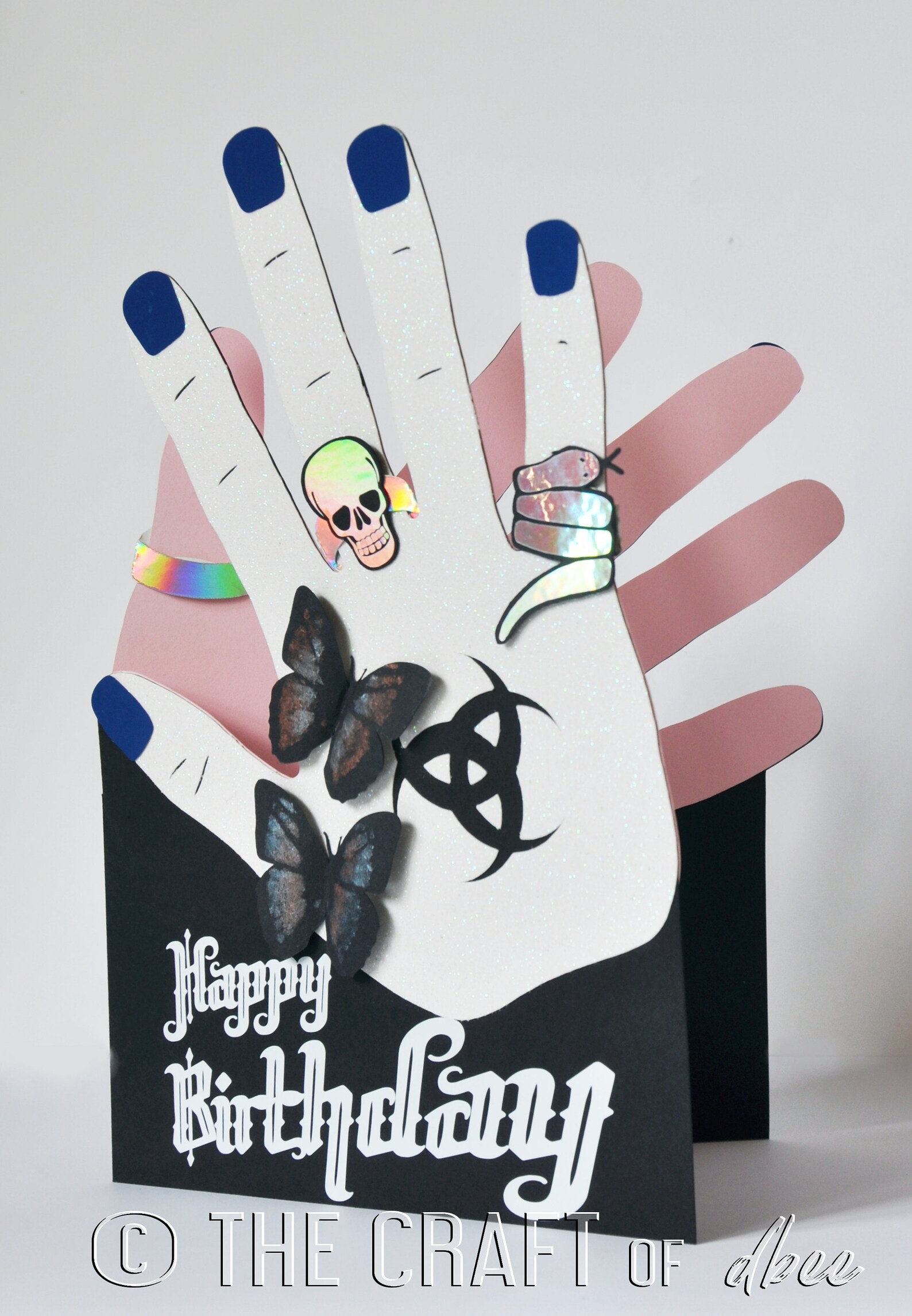 Gothic Birthday Card, Goth Card, Gothic Art, Occult, Macabre ...