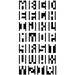 Negative Space 3x5 Pixel Alphabet SVG for Making Optical Illusion ...