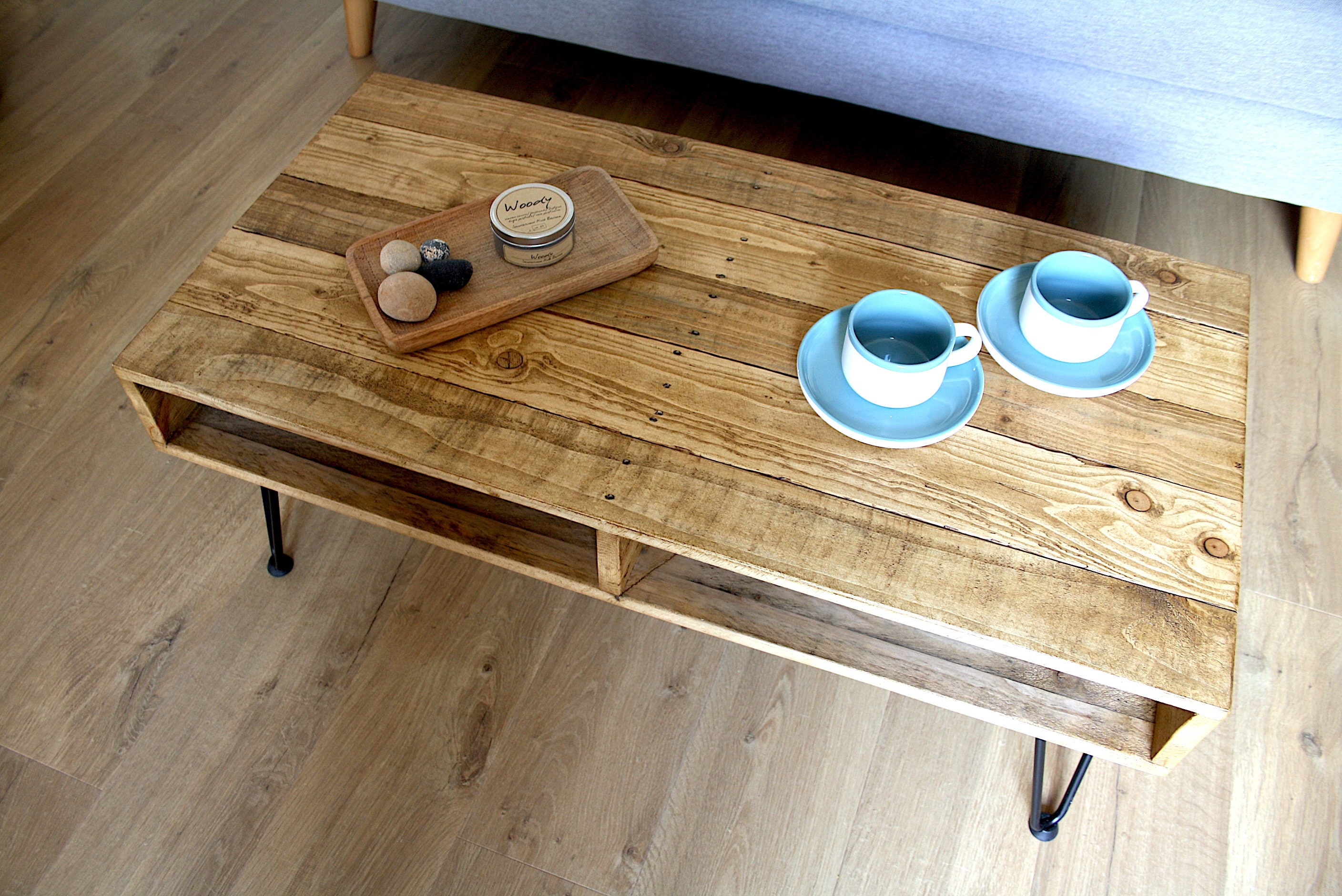 Handmade Coffee Table With Hairpin Legs - Etsy UK