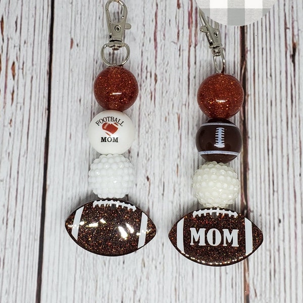 Football Keychain - Etsy
