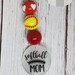 Softball Mom Beaded Keychain, Mom Keychain, Softball, Mom, Gift for Mom ...