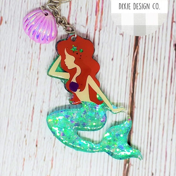 Sea Shell Keychain - Etsy