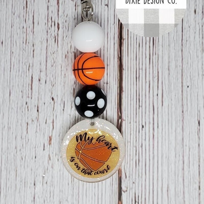 Basketball Keychain - Etsy