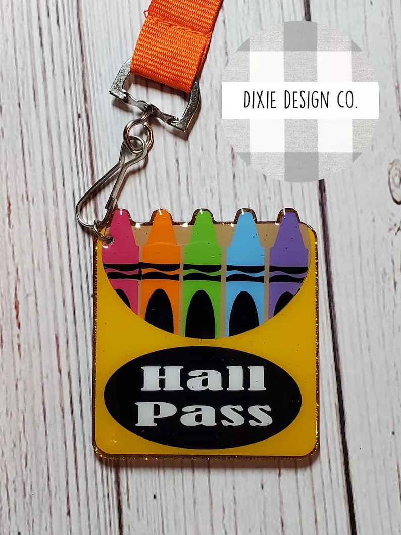 Classroom Hall Passes Hall Pass Teacher Gift Classroom - Etsy