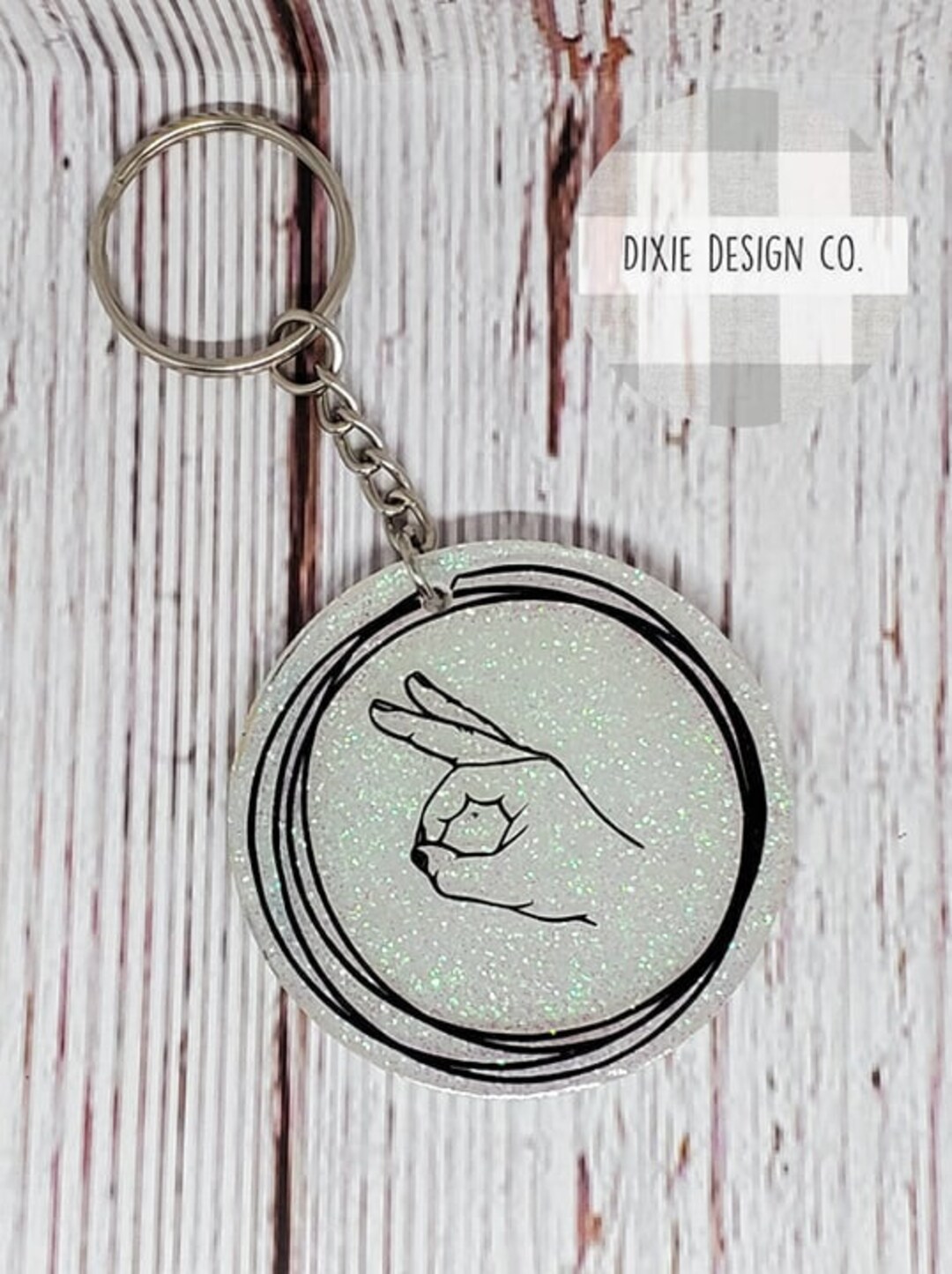 Gotcha Keychain, Made You Look, Hand Keychain, Funny Keychain, Gag Gift ...