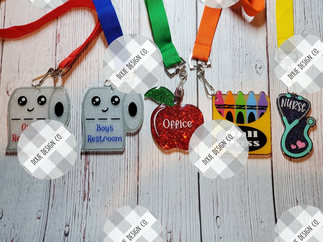 Classroom Hall Passes, Hall Pass, Teacher Gift, Classroom Gift, Gift ...