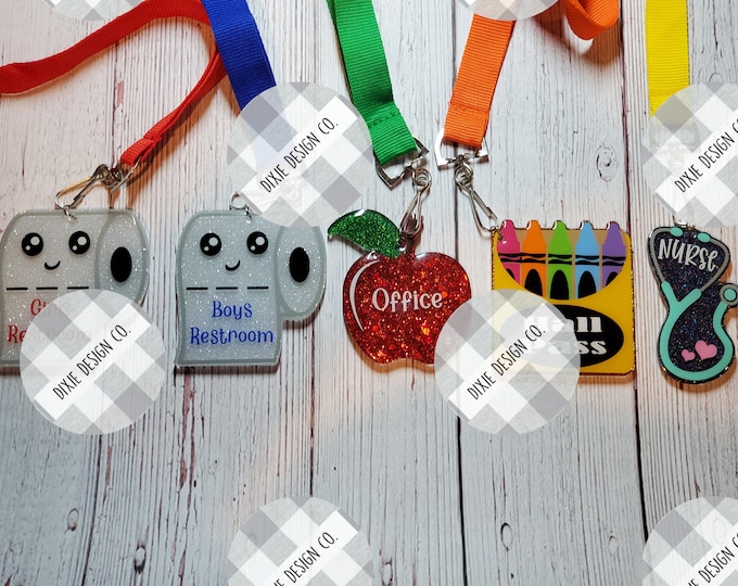 Classroom Hall Passes, Hall Pass, Teacher Gift, Classroom Gift, Gift ...