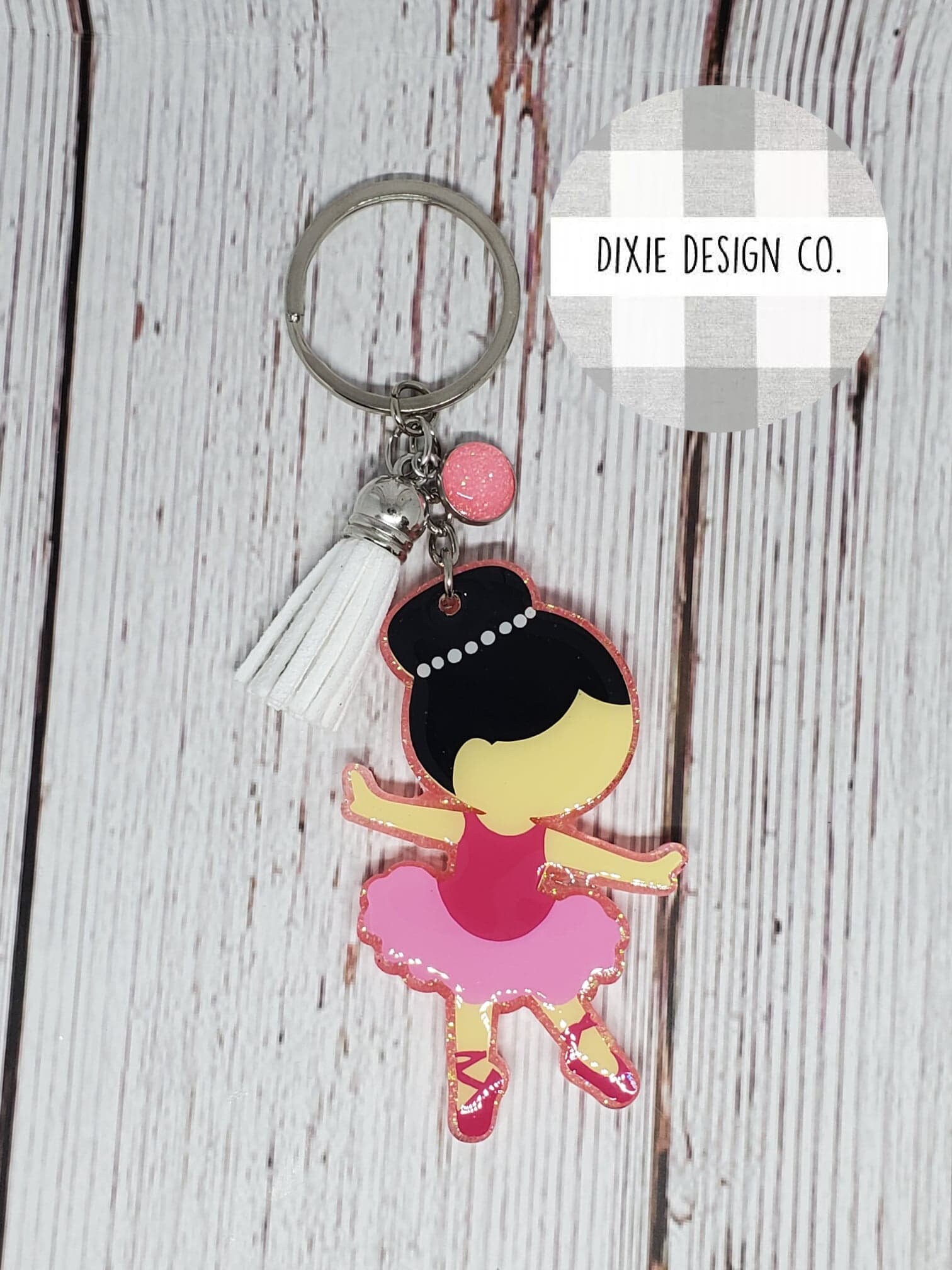 Ballerina Keychain Dancer Keychain Ballerina Ballet | Etsy