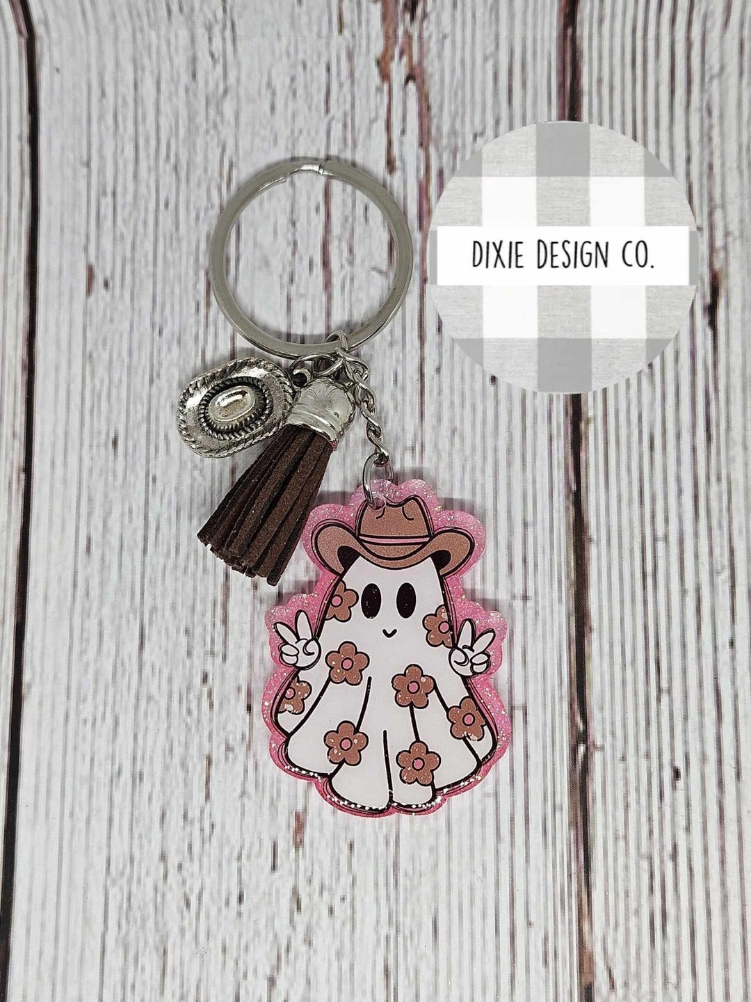 Cowboy Ghost, Keychain, Cowboy, Ghost, Badge Reel, Ghost Badge Reel, ID ...
