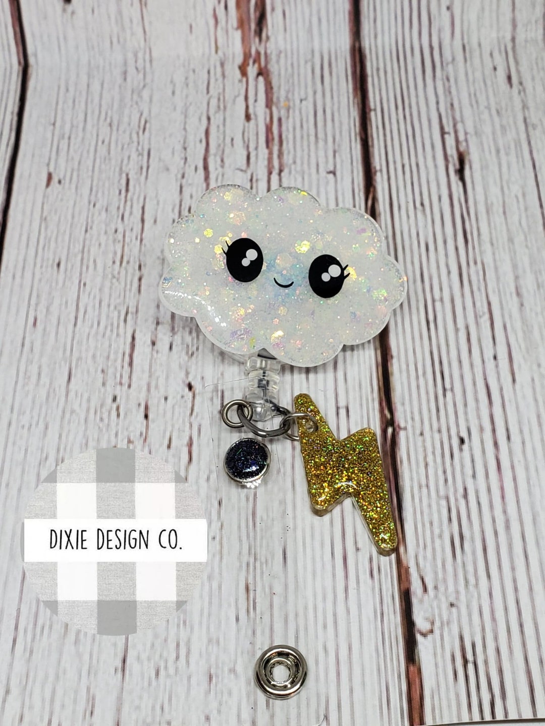 Cloud Badge Reel, Happy Cloud, Cloud Badge, Nurse Badge, Badge Reel ...