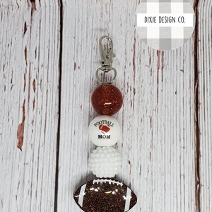 Football Mom Keychain, Football, Football Mom, Sports, Sports Mom ...