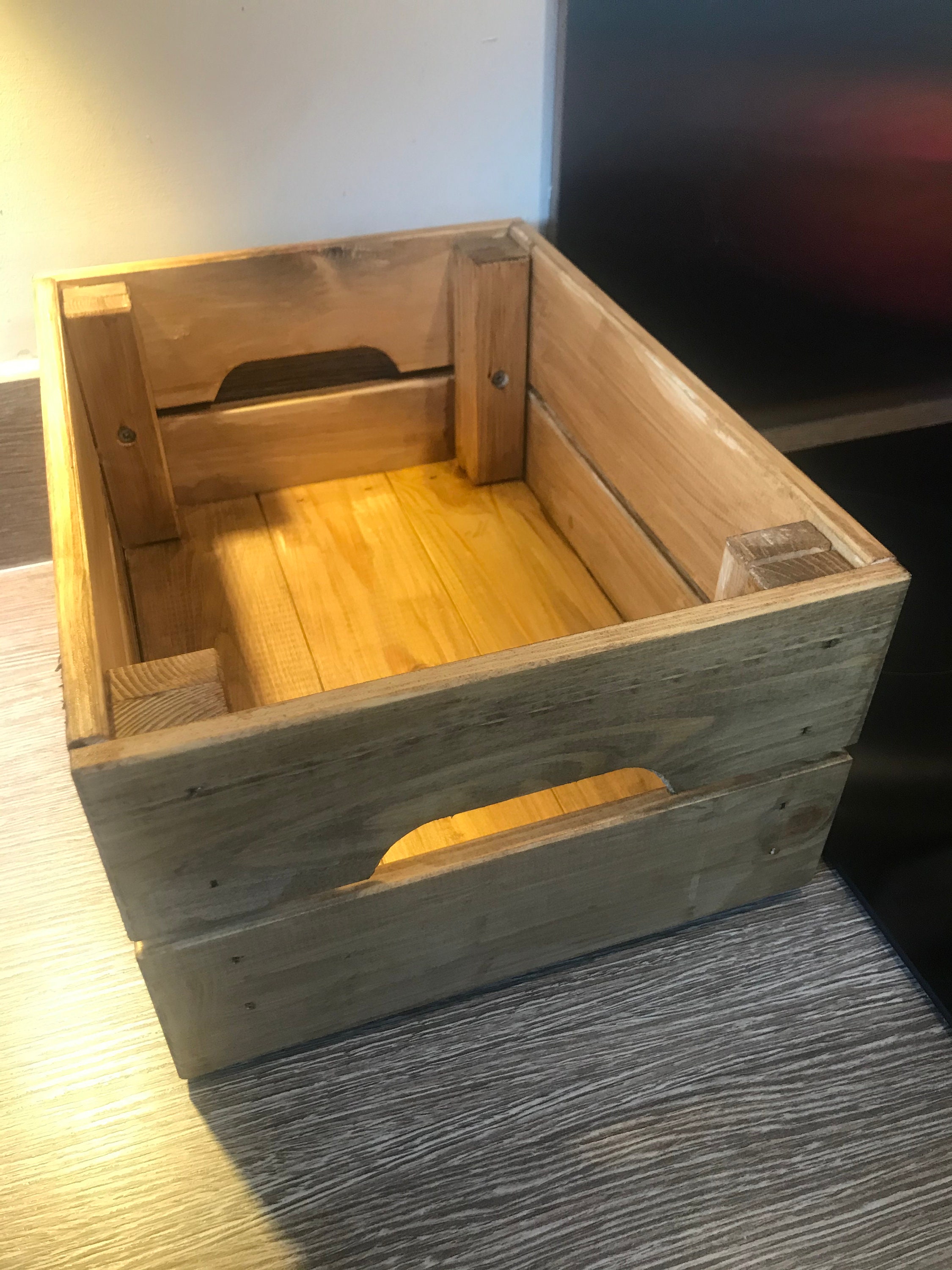 Personalised Crate - Crate - Snack Crate - Wooden Crate - Father's Day ...