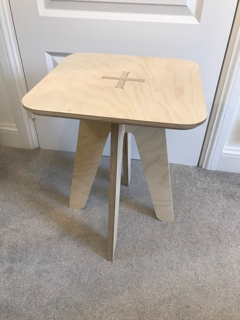 Stool, Collapsible, Plywood Stool, Wooden Chair, Collapsible Stool ...