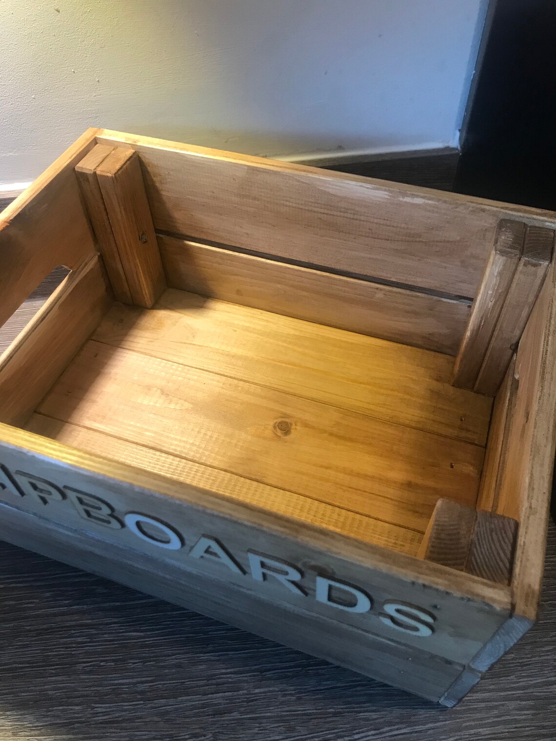 Personalised Crate - Crate - Snack Crate - Wooden Crate - Father's Day ...