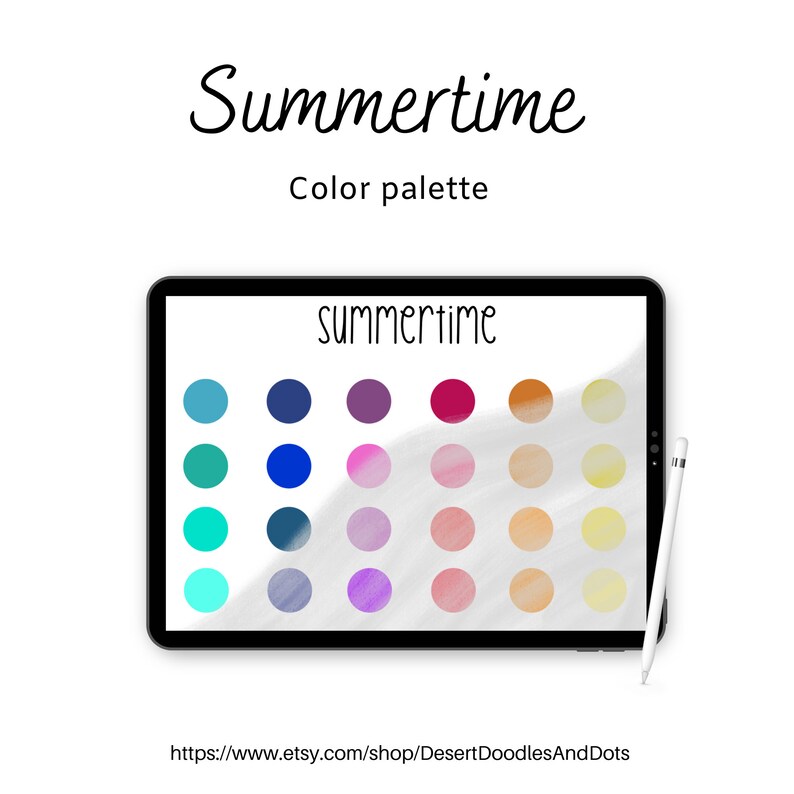 Color Palette Bundle Procreate Color Palette Bundle - Etsy