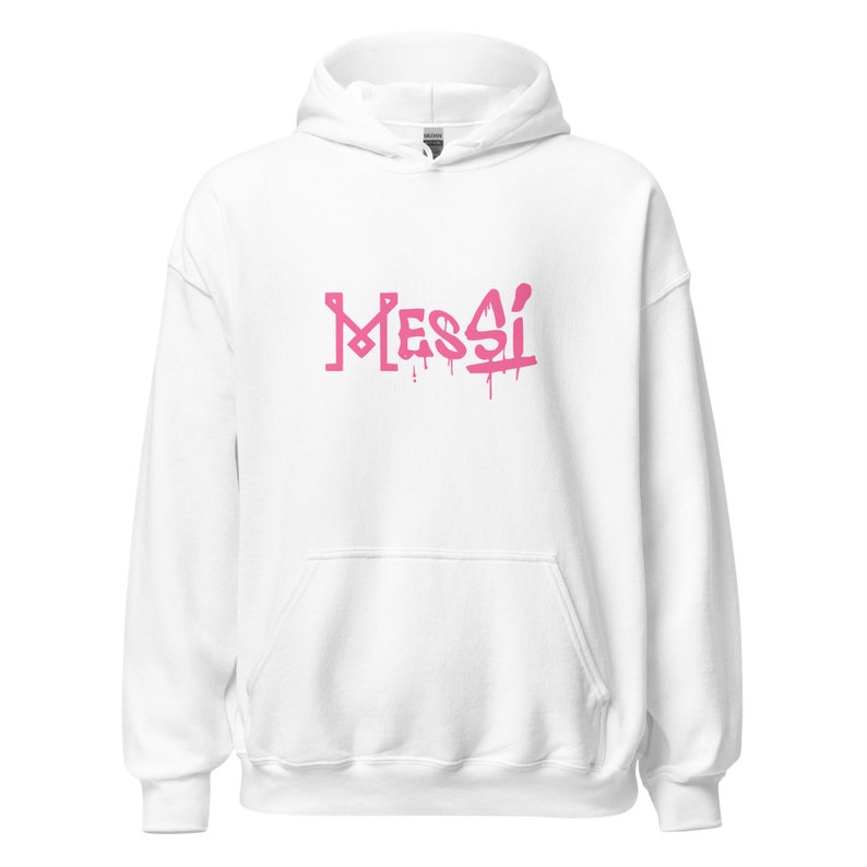 Messi Graffiti Unisex Premium Hoodie: Fuse Art, Soccer, and Inter Miami ...
