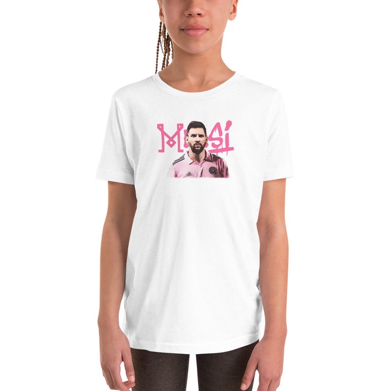 Messi Magic: Kids' Lionel Messi Graffiti Background T-shirt With Inter ...