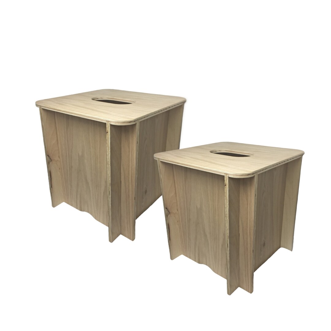 Two V-steam Chair Yoni Steam Sanded Wood Portable Yoni Steam Chair ...