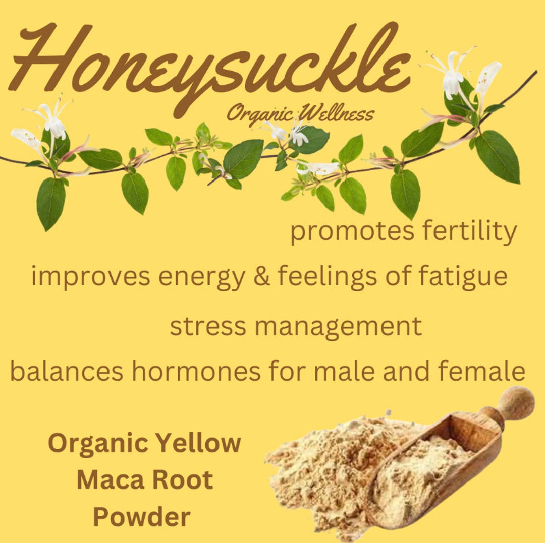 Organic Yellow Maca Root Powder - Etsy