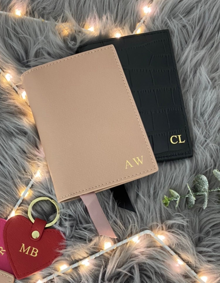 Personalised Leather Passport Holder Genuine Leather - Etsy UK