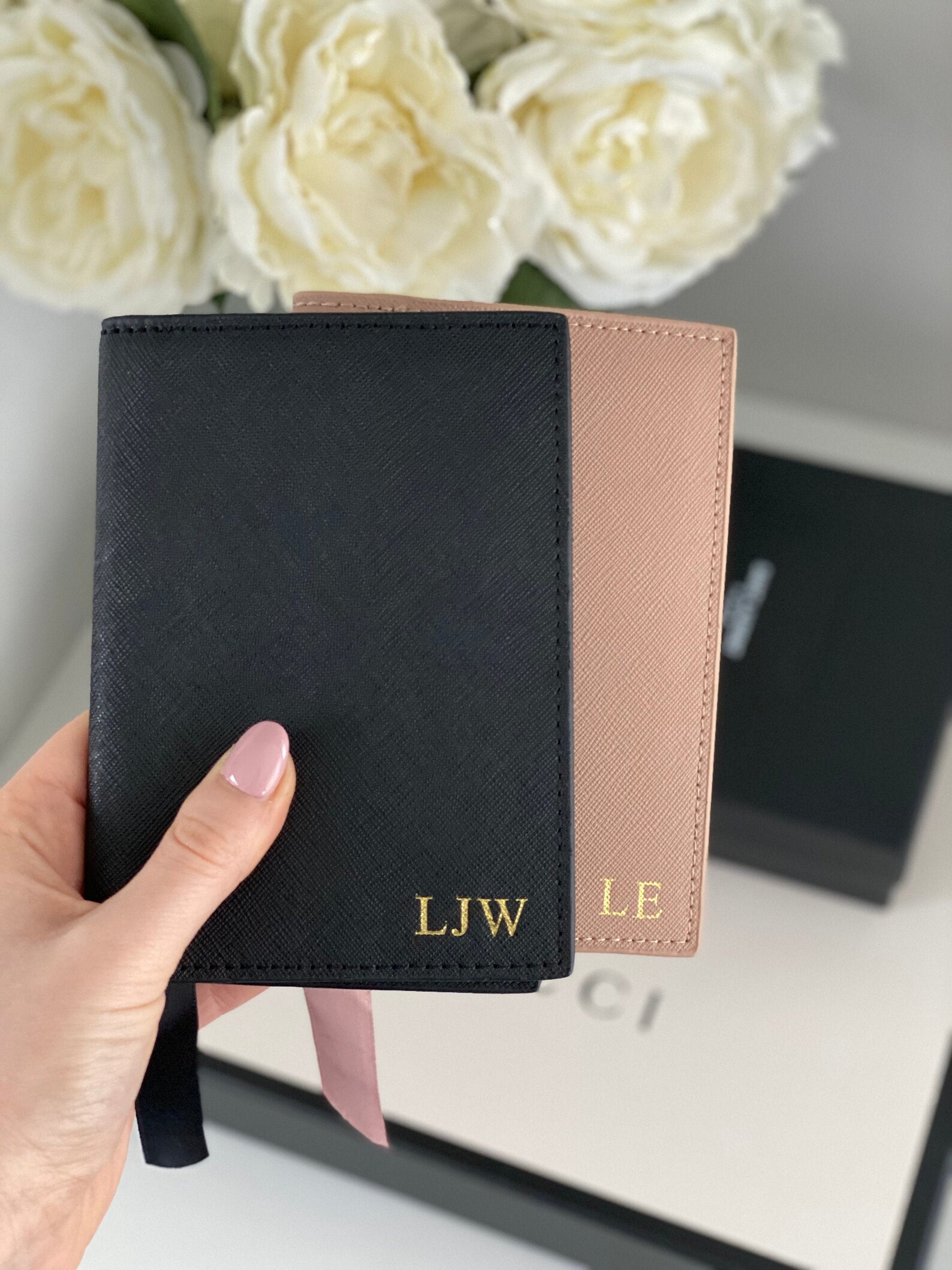 Personalised Leather Passport Holder Genuine Leather - Etsy UK
