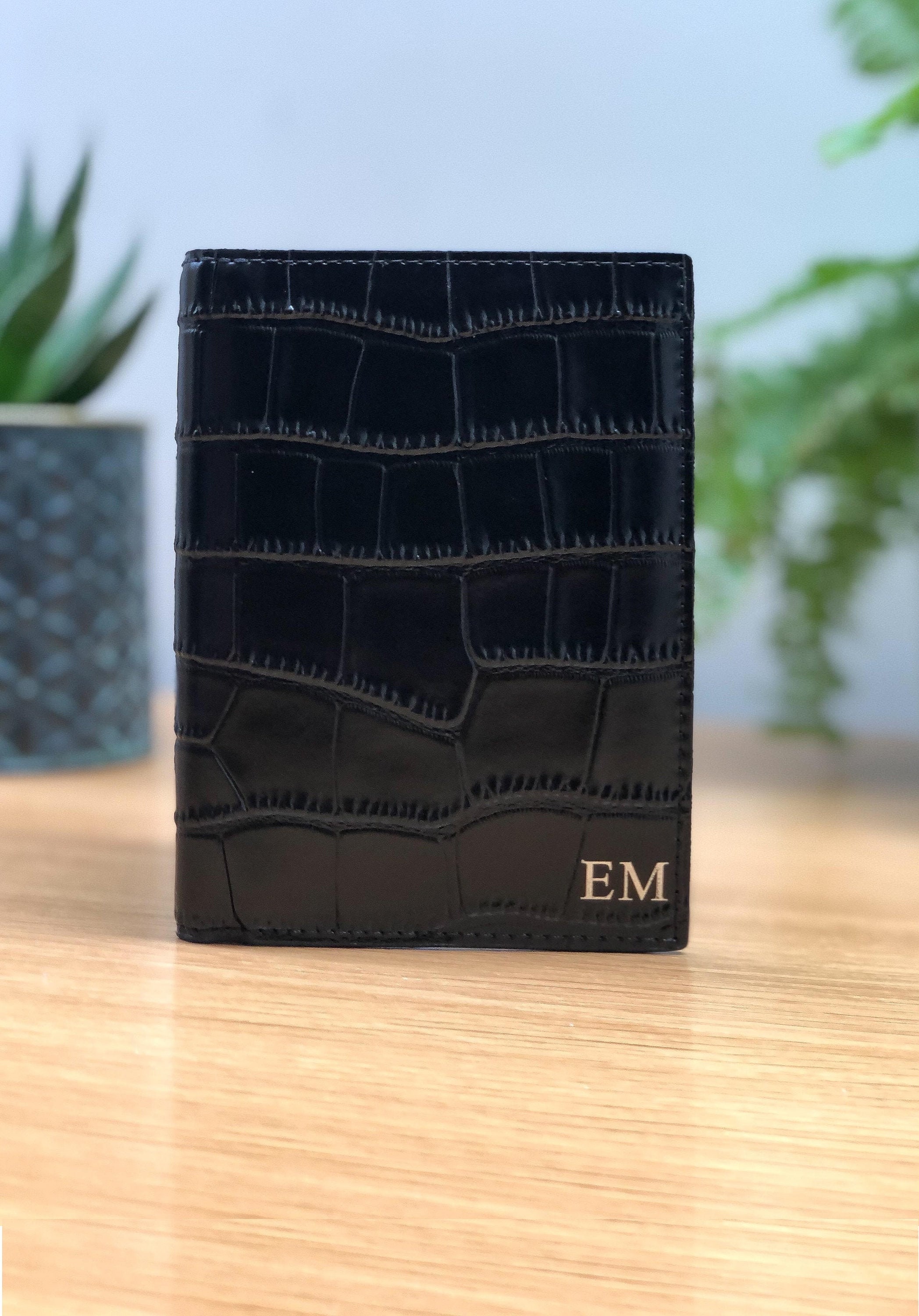 Personalised Leather Passport Holder Genuine Leather - Etsy UK