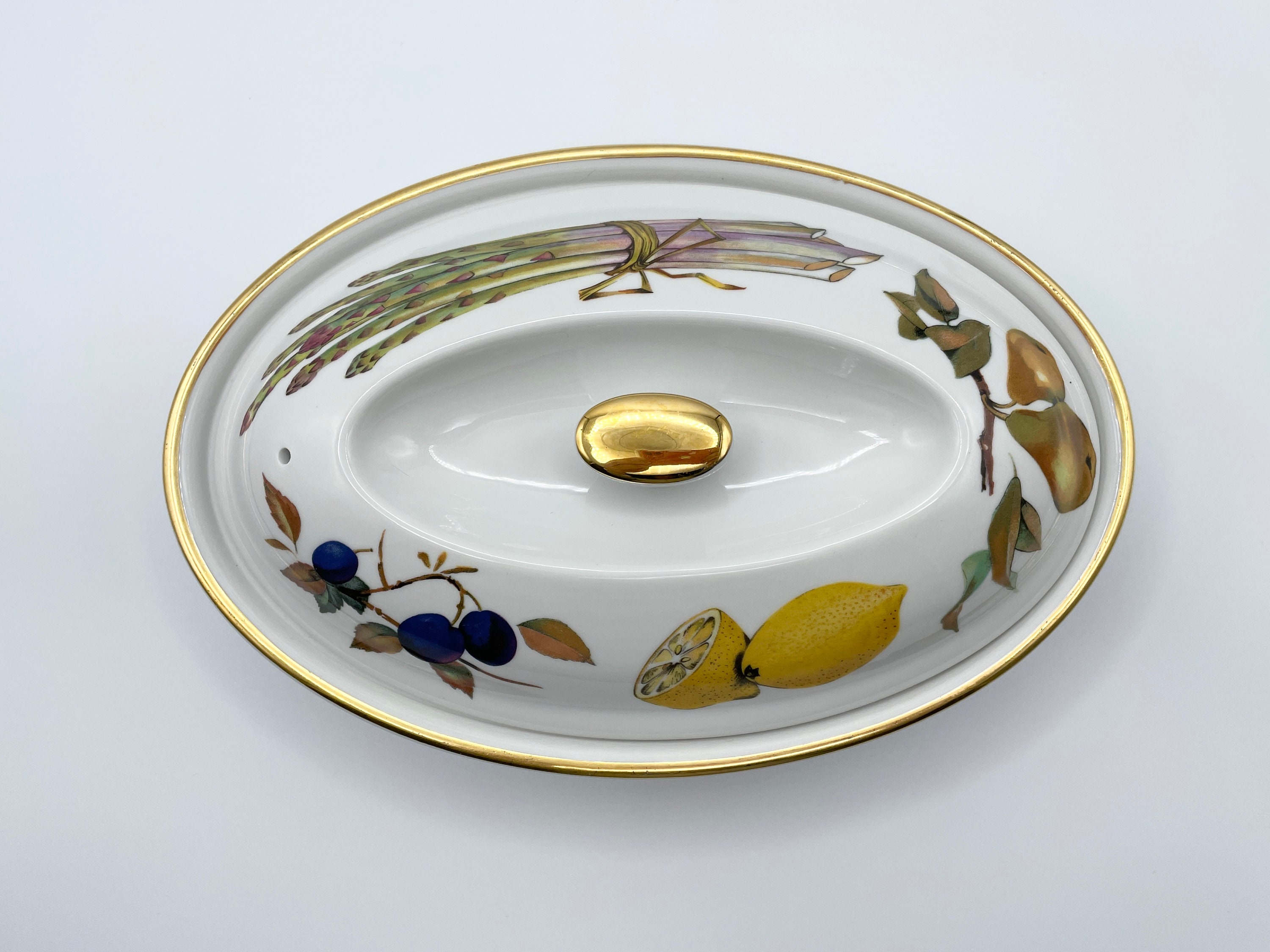 Royal Worcester Evesham Gold Porcelain Covered Casserole - Etsy