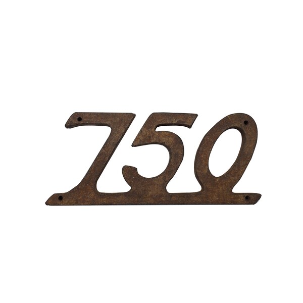 Antique Cast Iron House Numbers - Etsy