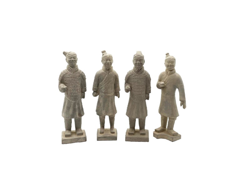 Set of 4 Chinese Terracotta Warriors - Etsy