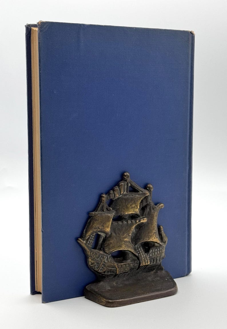 1920s Sailing Ship Bookends - Etsy