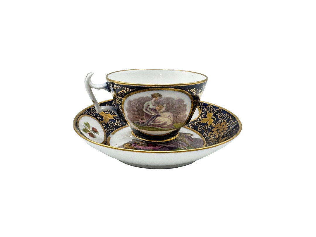 Georgian New Hall Bone China Tea Cup and Saucer Pattern No. 1277 Circa ...