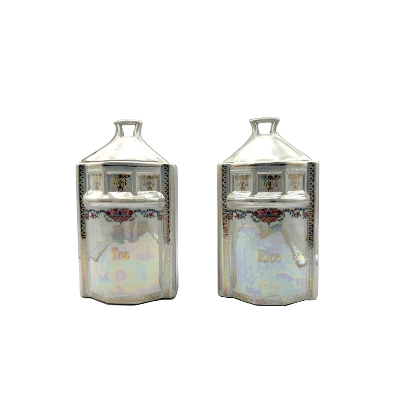 Lusterware Jar - Etsy