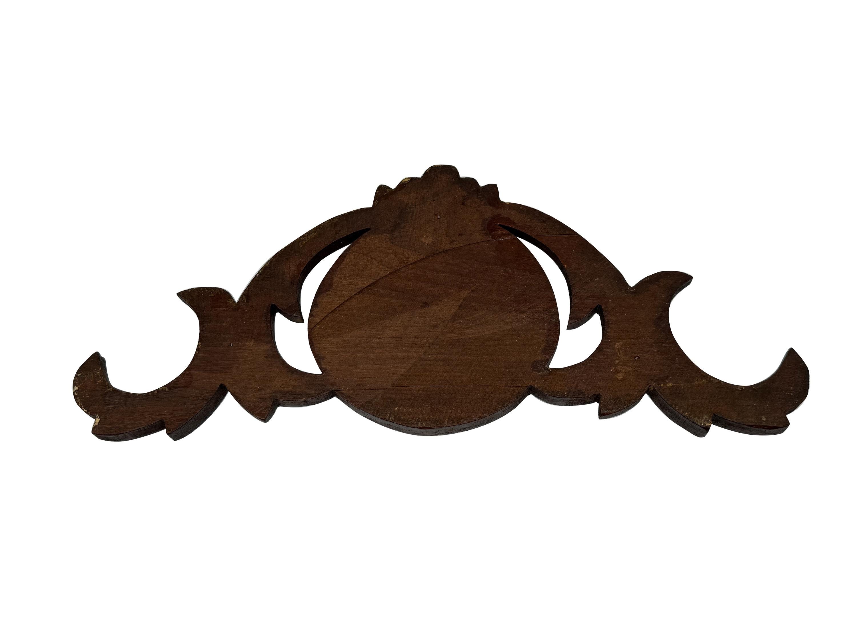 Antique Carved Walnut Lion Head Crest, Applique, Cartouche - Etsy