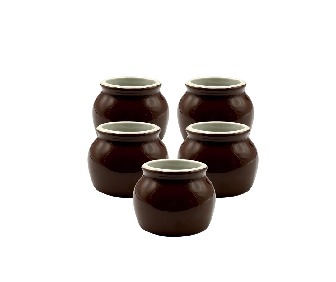 Set of 5 Vintage Hall Individual Bean Pots - Etsy
