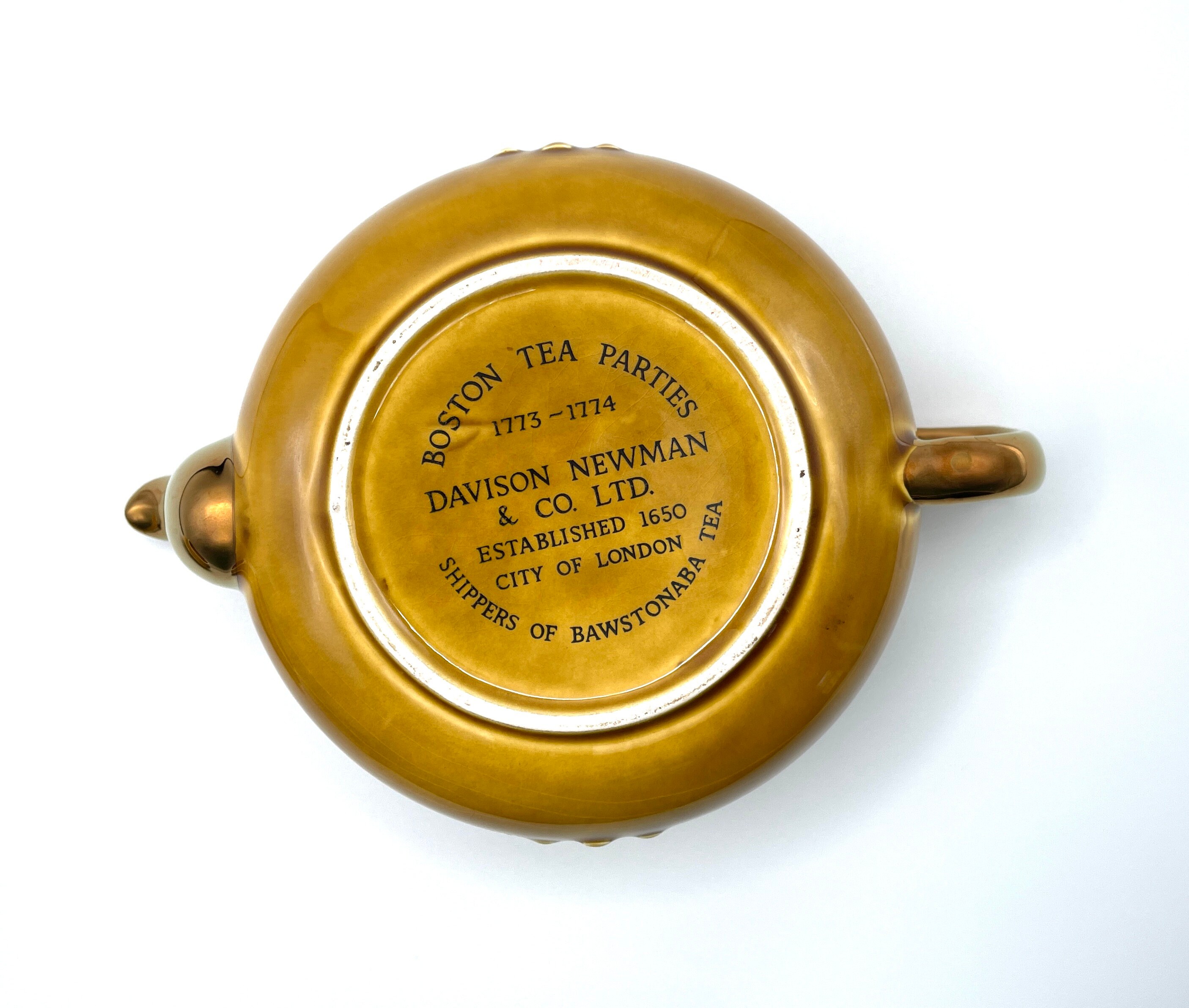 Davidson and Newman Boston Tea Party Tea Pot - Etsy