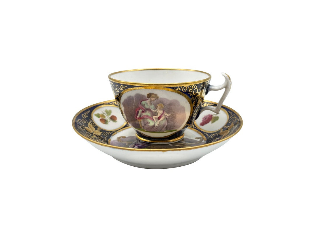 Georgian New Hall Bone China Tea Cup and Saucer Pattern No. 1277 Circa ...